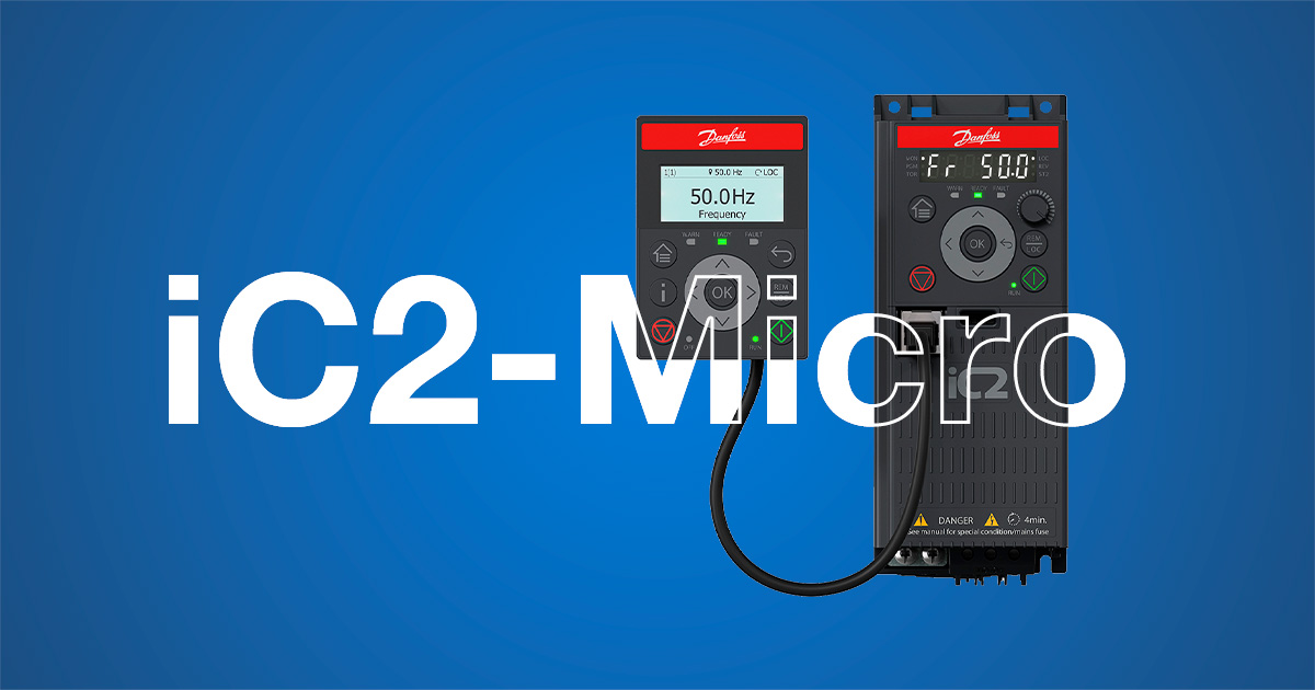 iC2-Micro: El Convertidor de frecuencia más fiable